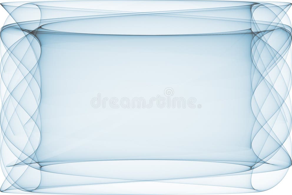 Blue Trasparent Page Frame Illustration Stock Illustration ...