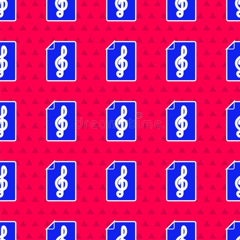 Blue treble clef symbol stock vector. Illustration of music - 23724900