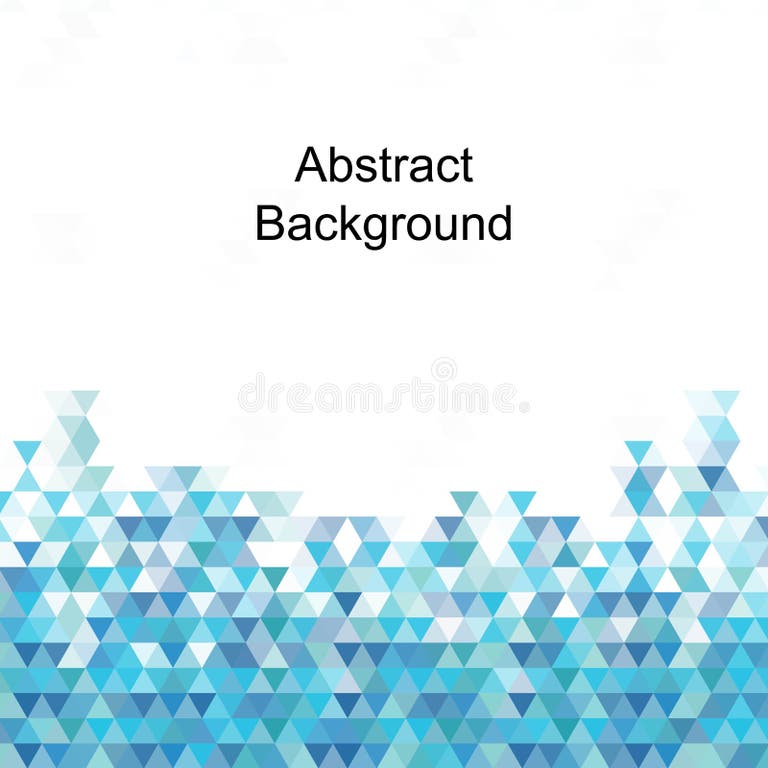 Blue Triangle. Geometric Design. Vector Pattern. Eps 10 Stock Vector ...