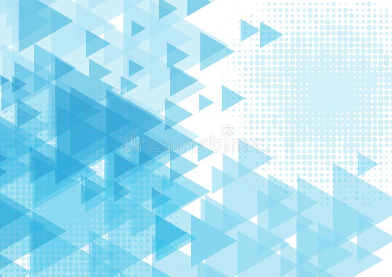 Blue Triangle Shape Abstract Background Vector Illustration EPS10 Stock ...