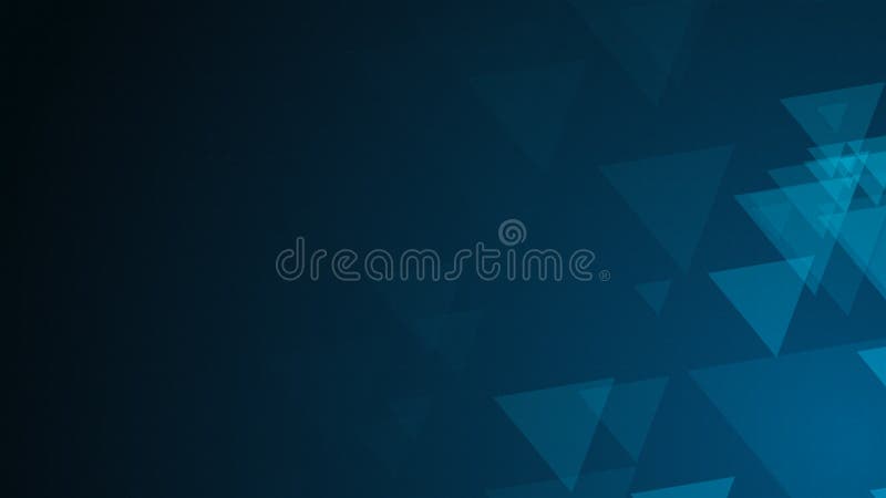 Blue Triangle Shapes are Moving from the Bottom Right of a Gradient ...