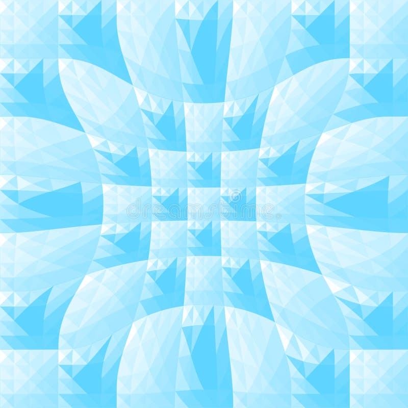 Blue Triangle and Square Background Stock Illustration - Illustration ...