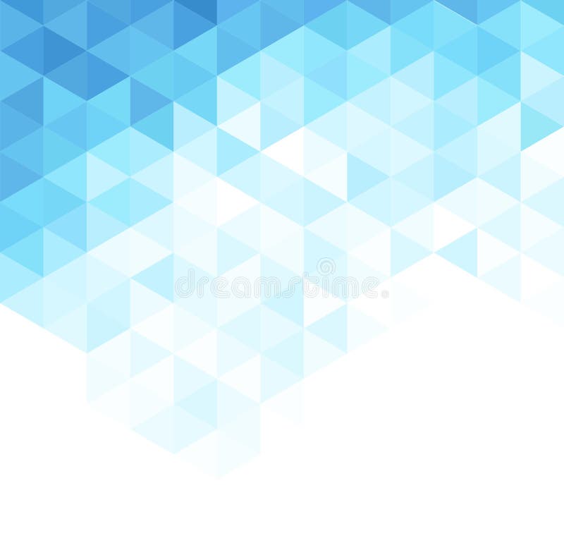 Blue triangles 6 stock vector. Illustration of polygon - 166781776