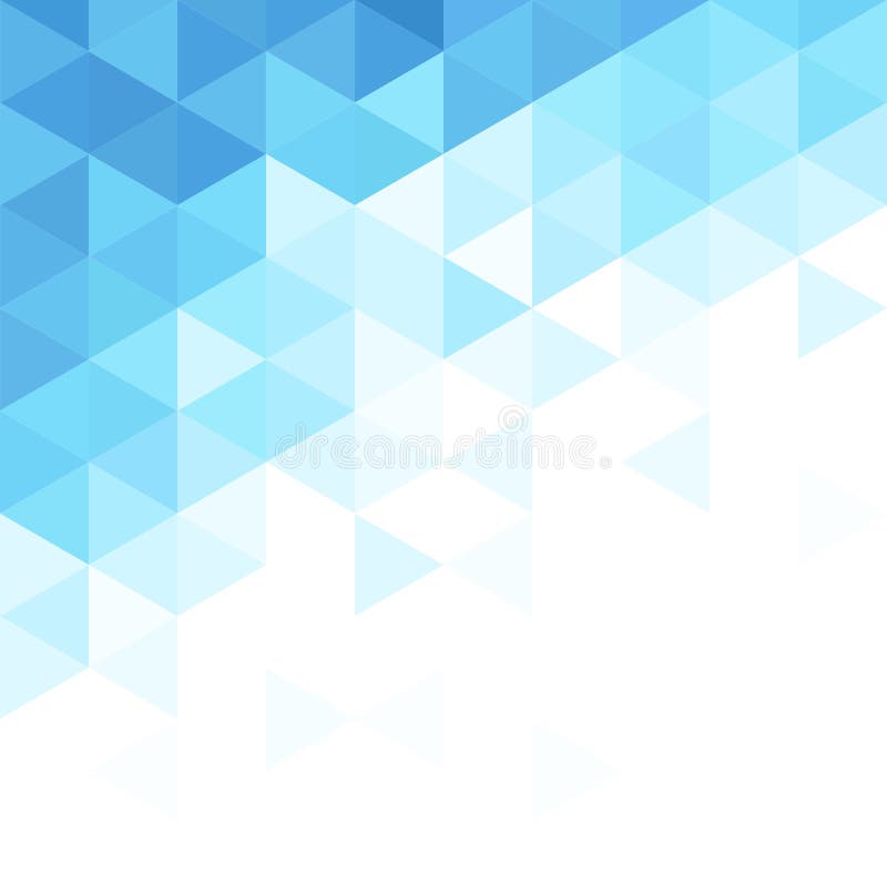 Blue triangles 6 stock vector. Illustration of polygon - 166781776