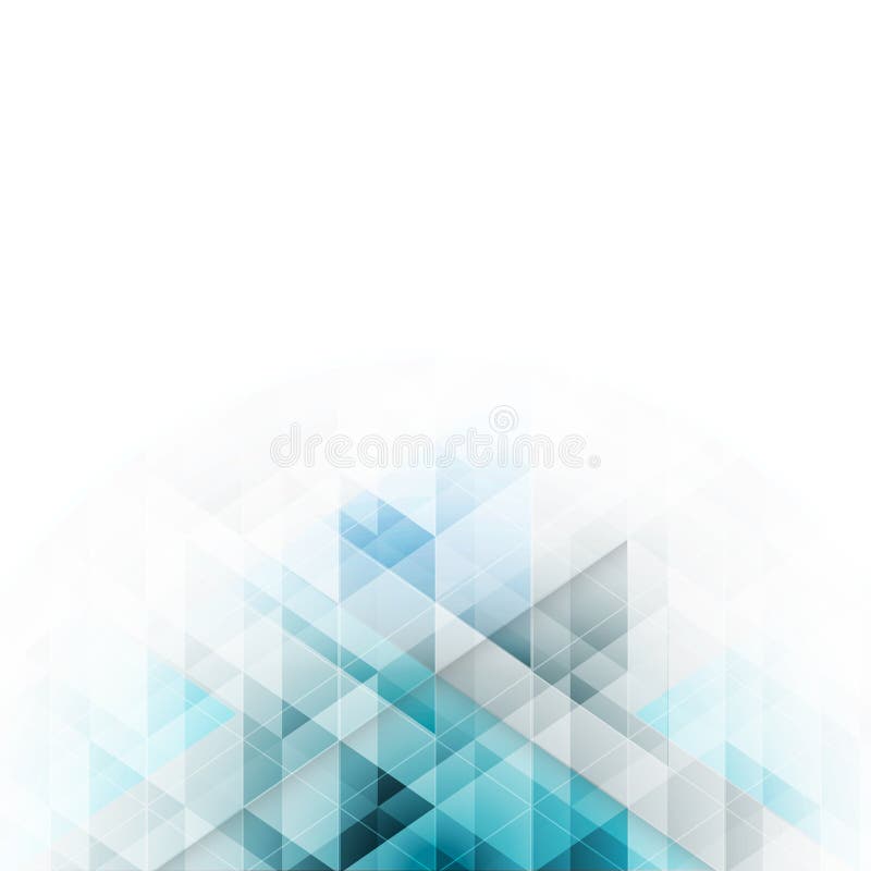 Blue Abstract Polygonal Background with Glass Frame Stock Vector ...