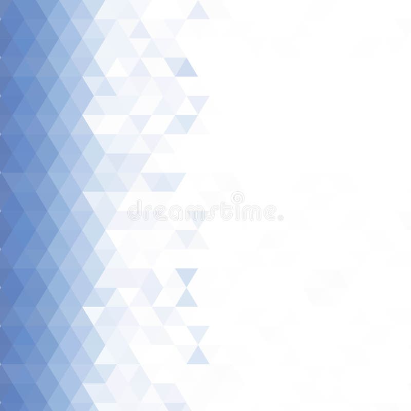 Blue Triangles. Polygonal Style. Presentation Layout. Eps 10 Stock ...
