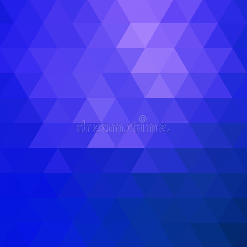 Blue Triangular Background. Abstract Vector Geometric Background. Eps ...