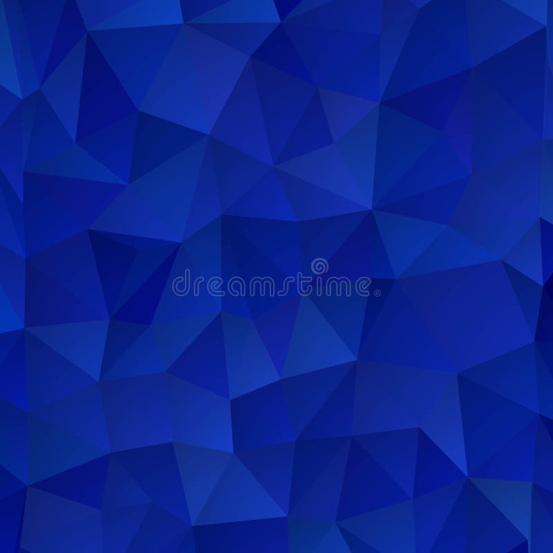 Blue Triangular Background. Polygonal Style. Eps 10 Stock Vector - Illustration of polyhedrons ...