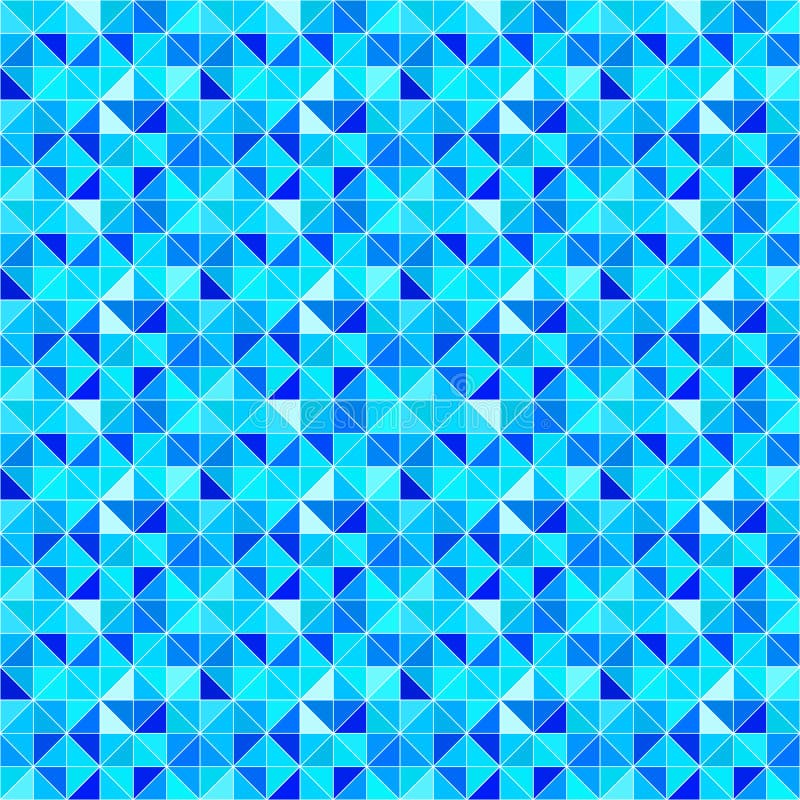 Blue Triangular Background. Vector Modern Geometrical Backdrop with ...