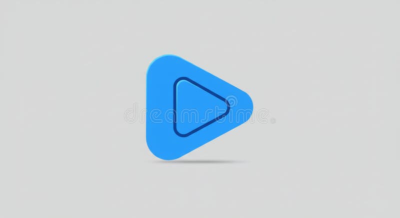 Triangular Play Button Icon Stock Illustrations – 1,050 Triangular Play ...