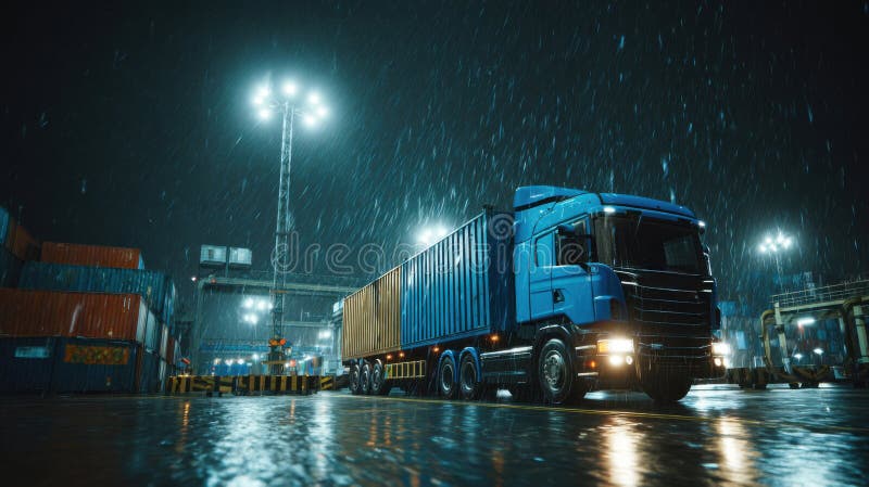 Container Yard Checkpoint Stock Illustrations – 5 Container Yard ...