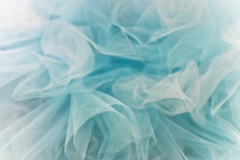 Blue Tulle stock image. Image of swirl, fabric, effect - 7047953