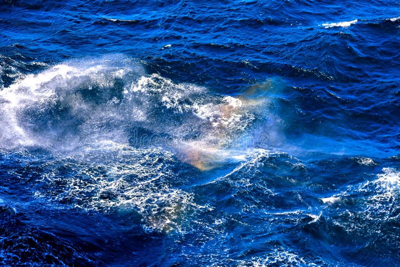 Blue Turbulent Waters of the North Sea Stock Photo - Image of ripple ...