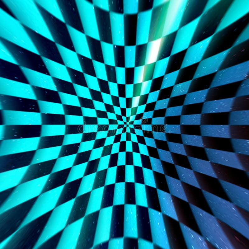 Blue Turquoise Checkers Abstract Background Shapes and Blurs Stock ...