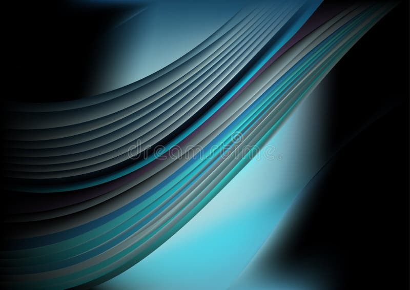 Blue Turquoise Digital Background Vector Illustration Design Stock ...