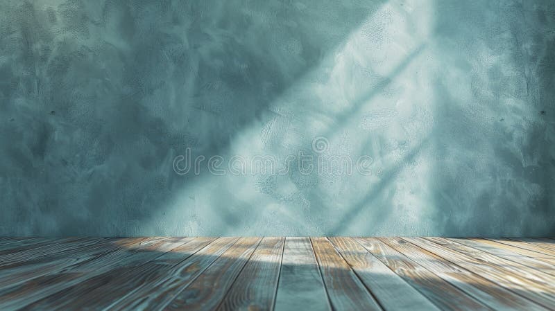 Blue-turquoise Void Wall and the Oak Floor Have an Intriguing Window ...