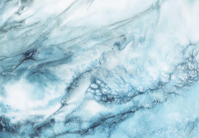 Blue Turquoise Marble Resin Art Background Stock Image - Image of ...