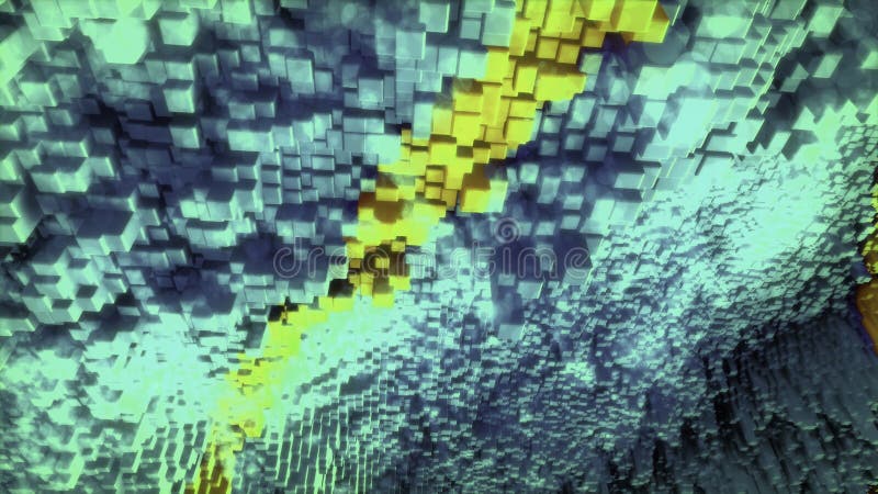 Blue and Turquoise Moving Forward Background. Motion Stock Illustration ...