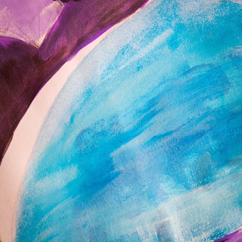 Blue and Turquoise Painted Texture Stock Illustration - Illustration of ...