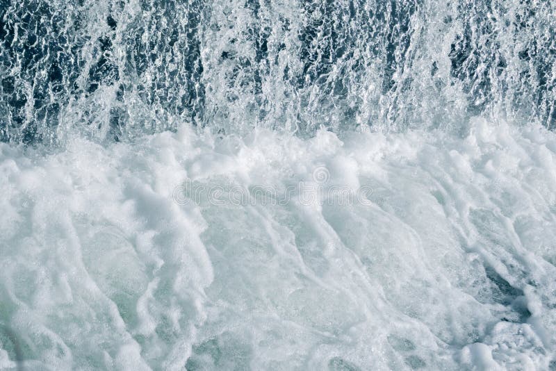 Blue and Turquoise Water with Irregular Wave Structure Stock Photo ...