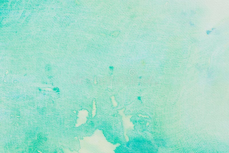 Blue and Turquoise Watercolor Painted Background Texture Stock ...