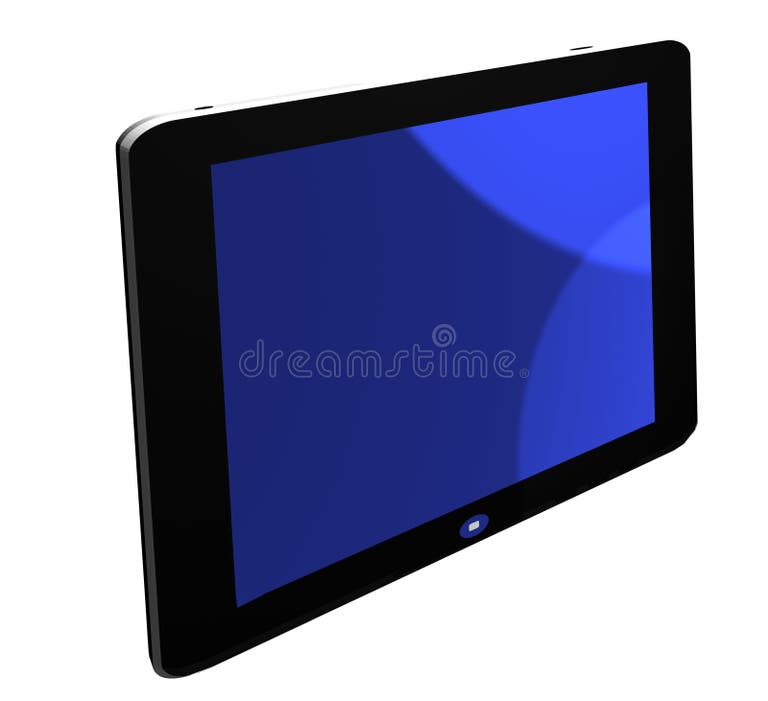 Blue TV screen stock illustration. Illustration of multitouch - 17013263