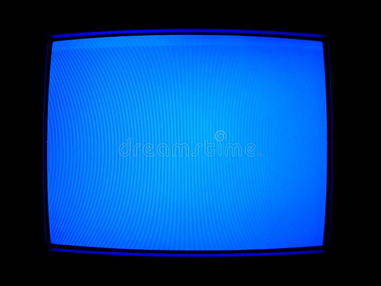 Blue TV Screen stock illustration. Illustration of signal - 78047