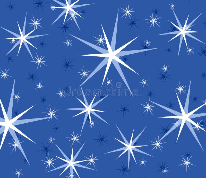Twinkling Stars Sky Background Stock Illustration - Illustration of ...