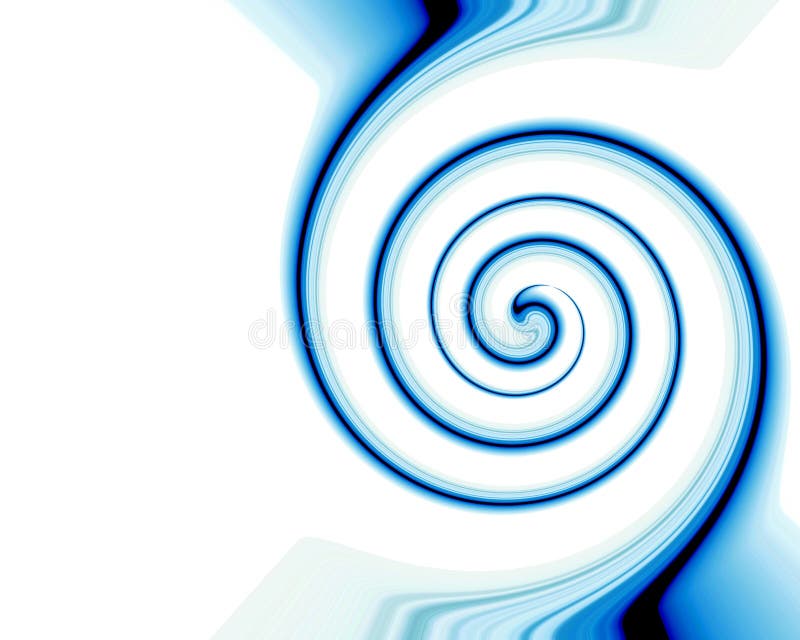 Blue twirling lines stock illustration. Illustration of background - 186969
