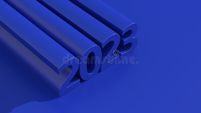 Blue and Red 2023 Calendar Vector Design Stock Vector - Illustration of ...