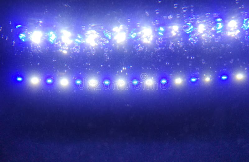 Blue Under Water Background. Rays of Light Vector Illustration. Stock ...