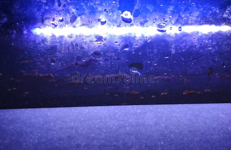 Blue Under Water Background. Rays of Light Vector Illustration. Stock ...