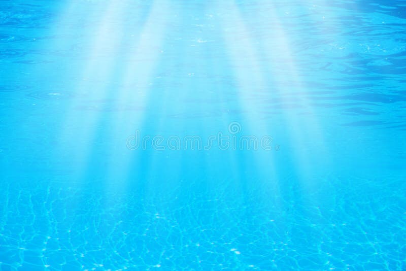 Blue Underwater Surface and Ripples, Natural Scene for Background Stock ...