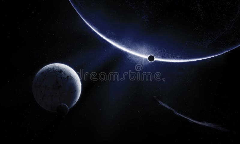 Blue Universe stock illustration. Illustration of blue - 33776913