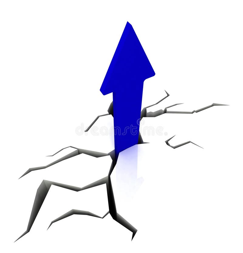 Arrow Breakthrough Stock Illustrations – 724 Arrow Breakthrough Stock ...
