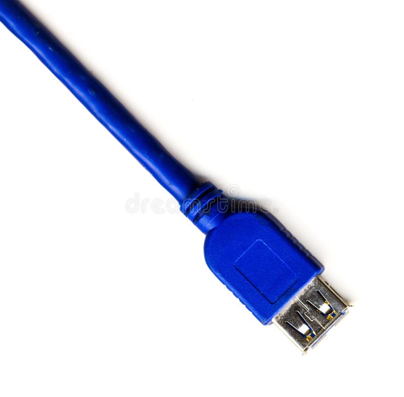 144 Blue Computer Usb 3 0 Cable Stock Photos - Free & Royalty-Free ...
