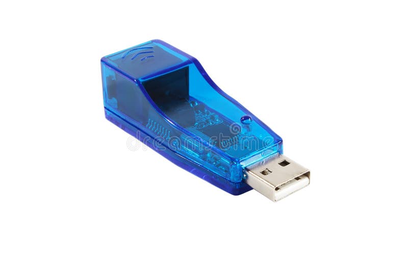 Blue usb hub stock photo. Image of technological, equipment - 18295782