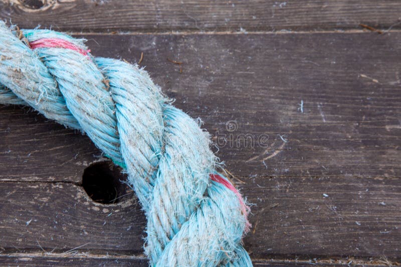 Blue Used Old Ropes Recurring Pattern Texture Rigging of a Sailing Ship ...