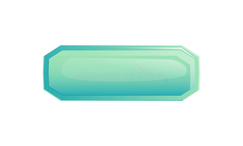 Blue User Interface Template in Cartoon Style Stock Illustration ...