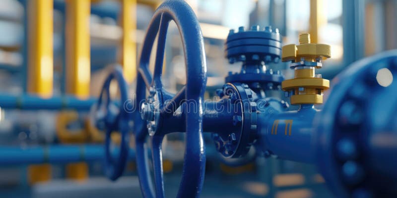 Blue Valve Yellow Handles Stock Photos - Free & Royalty-Free Stock ...