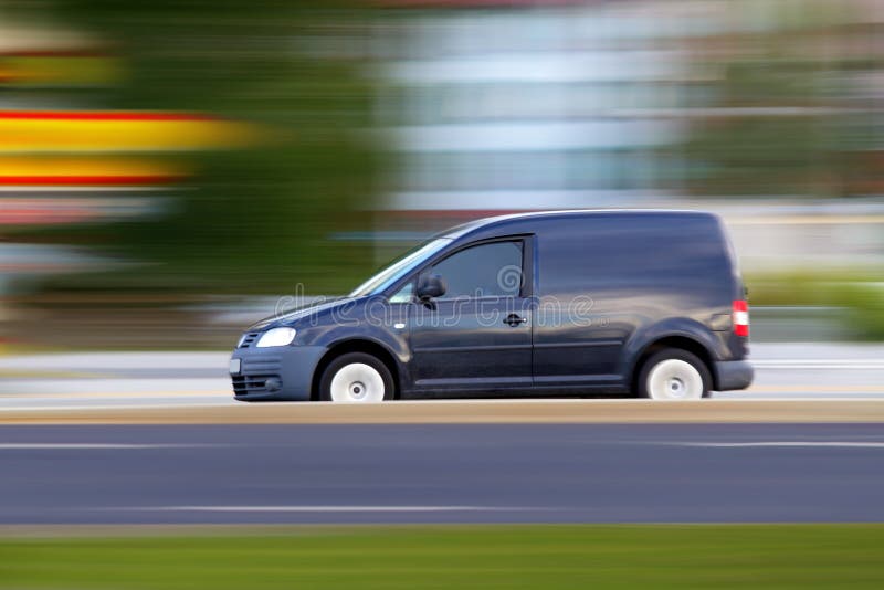 Royal Mail Van Blurred and in Motion. Editorial Stock Image - Image of ...