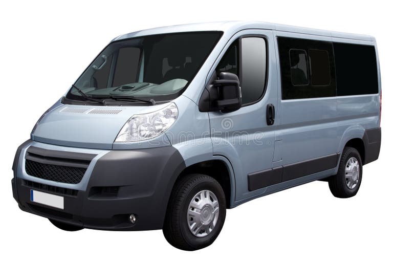 Blue Van stock photo. Image of space, shuttle, freight - 20040224