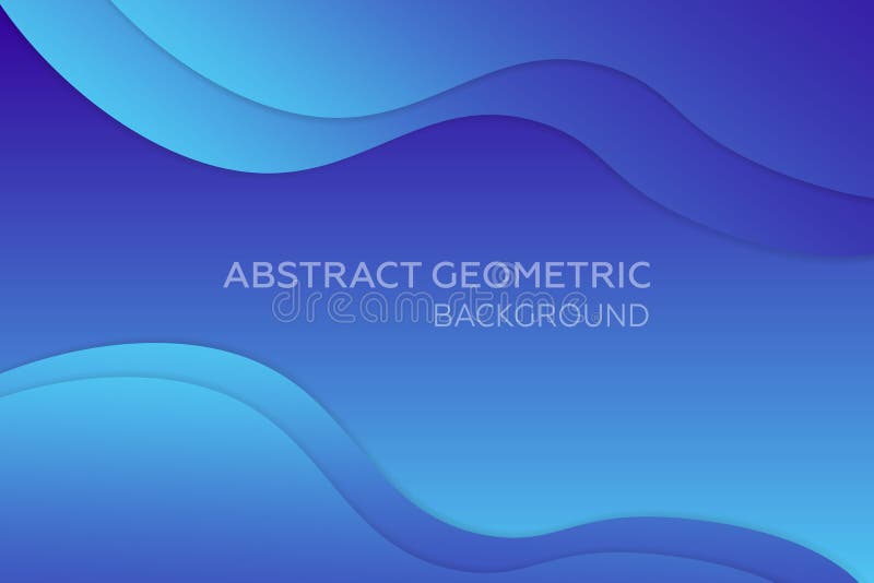 Blue Vector Art Background, Abstract Line Curve Background, for Text ...