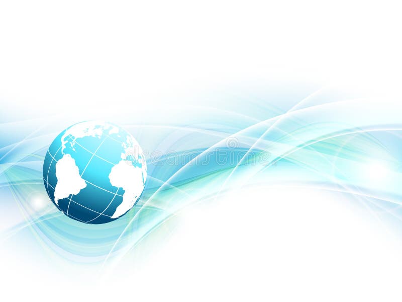 Blue Globe Background