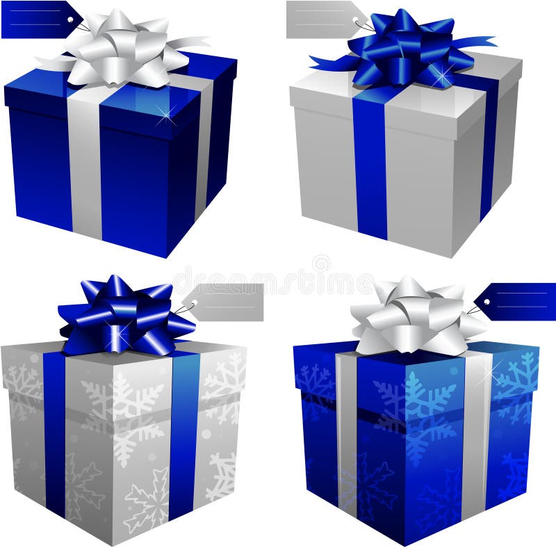 Blue Boxes Gift Stock Illustrations – 29,776 Blue Boxes Gift Stock ...