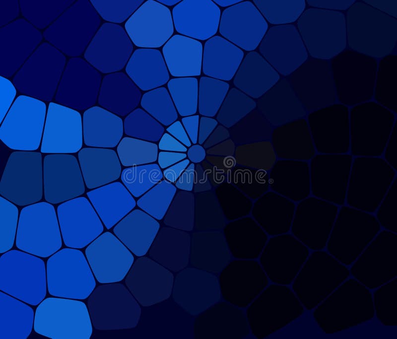 BLUE Vector Polygonal Illustration Consisting of Rectangles ...
