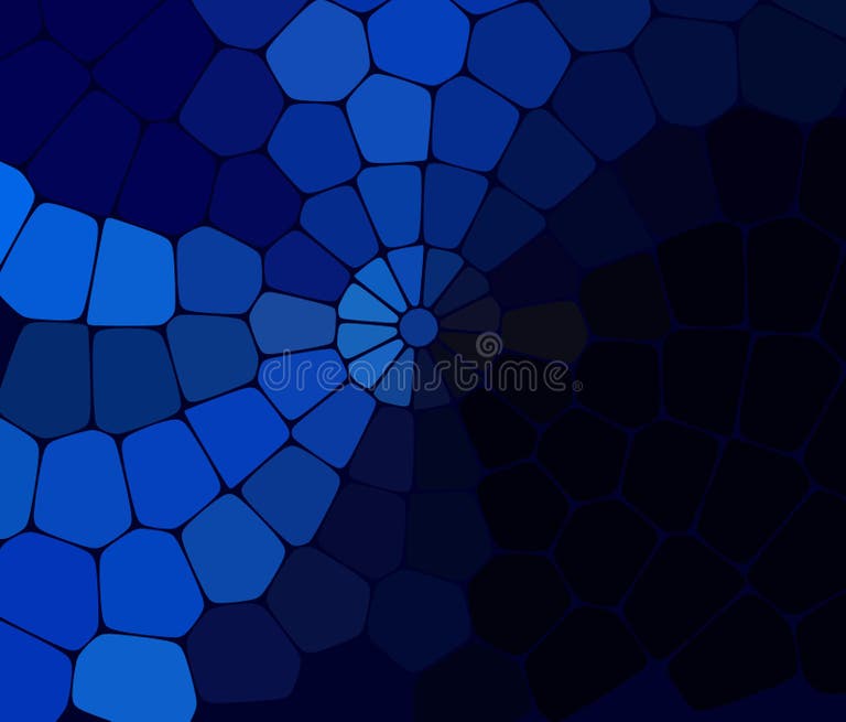 BLUE Vector Polygonal Illustration Consisting of Rectangles ...