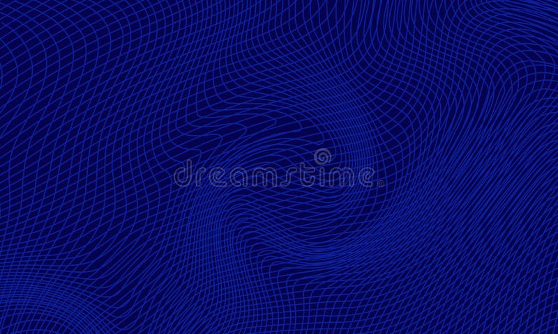 Blue Vector Random Line Pattern Stock Vector - Illustration of ornament ...