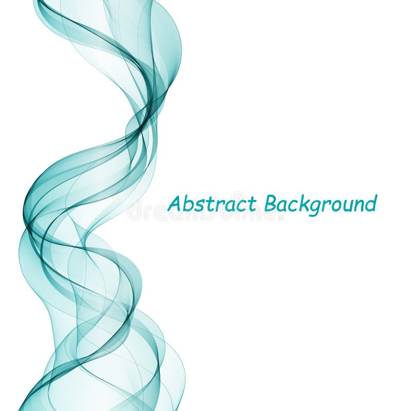 Blue Vector Wave. Layout for Presentation, Brochure. Eps 10 Stock ...