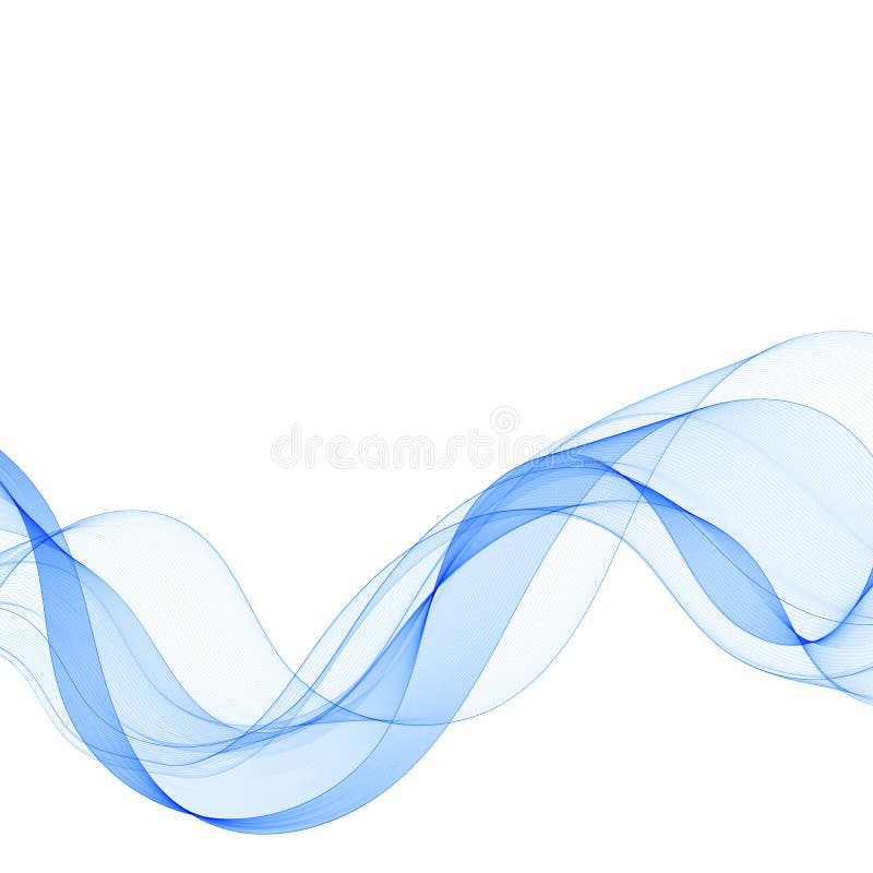 Blue Vector Wave. Layout for Presentation, Brochure.eps 10 Stock ...
